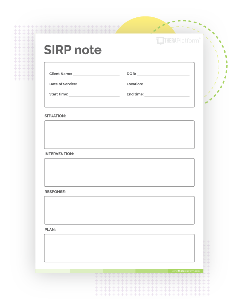 Printable Blank Progress Notes Template Therapy Progress Note